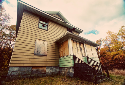 A boarded up, broken down, abandoned, haunted house | M&M Construction ...